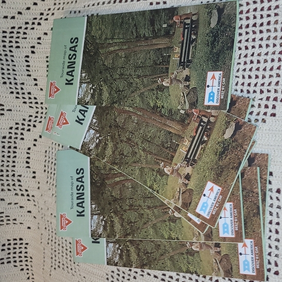 Office | 197s Maps Of Kansas | Poshmark